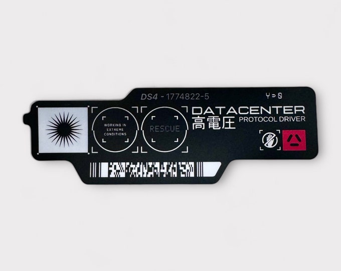 Cyberpunk Datacenter Tech Cool Vinyl Sticker - Etsy