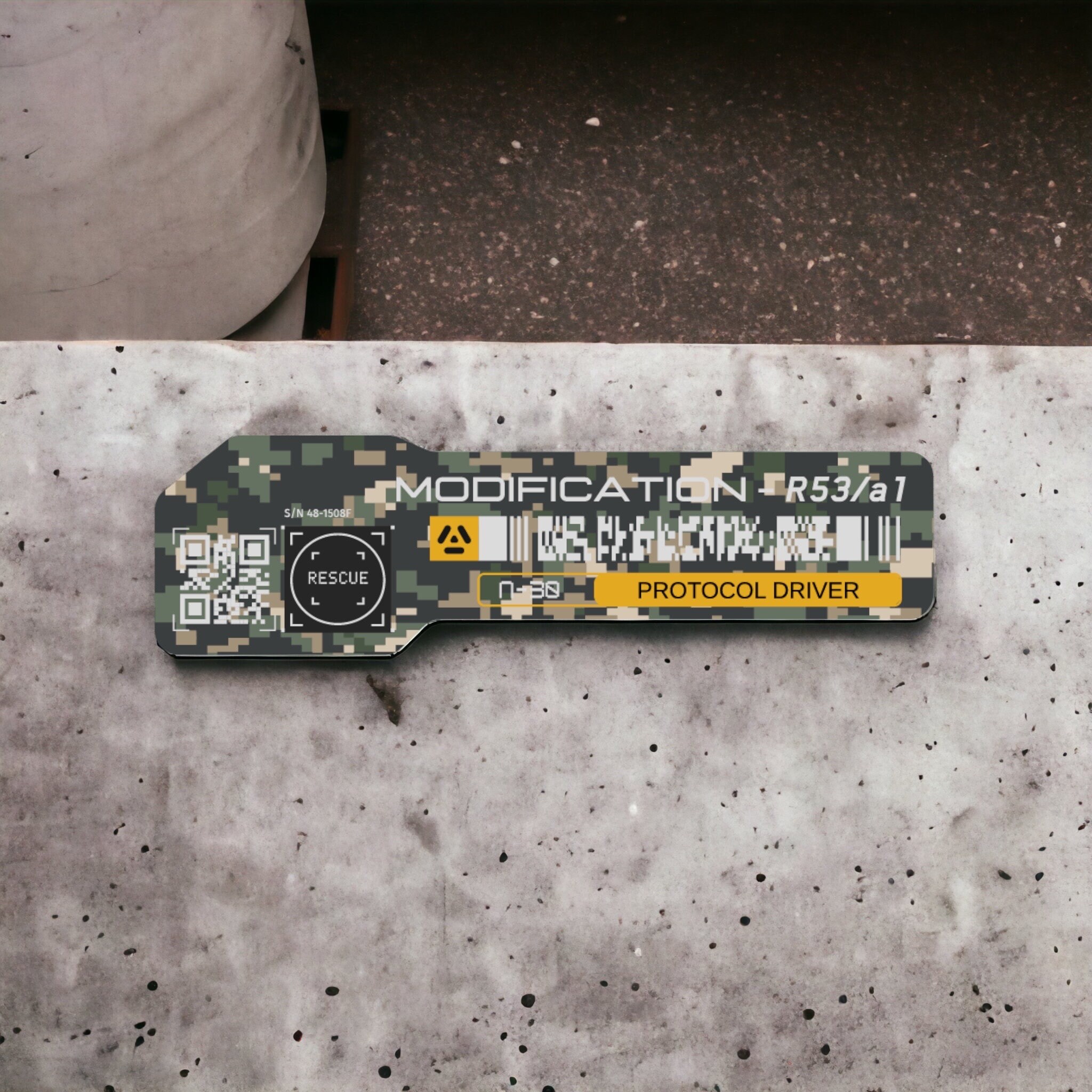 Futuristic Cyberpunk Vinyl Sticker With Cool Tech Modification - Etsy