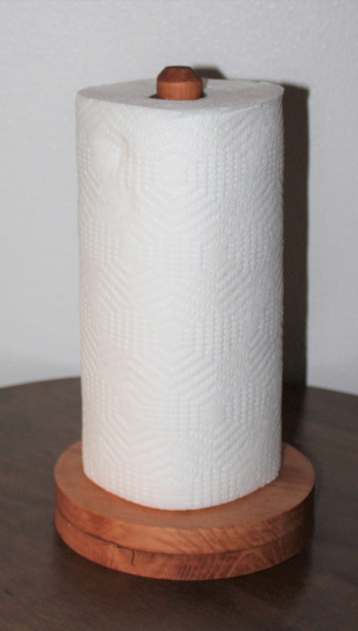 Paper Towel Holder, Countertop Paper Towel Holder, Wood Toilet Paper ...