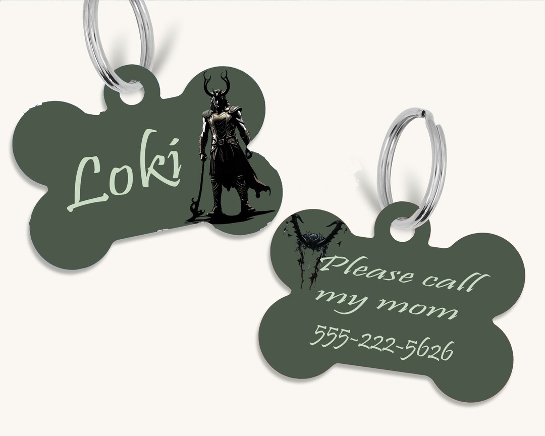 Loki Movie Personalized Pet Dog Cat Id Tags - Etsy