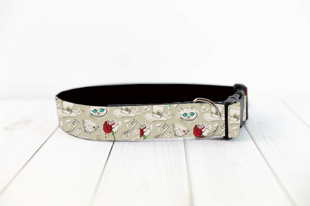 Alice in Wonder Pet Dog Cat Collar and Dog Collar and Leash Set - Etsy