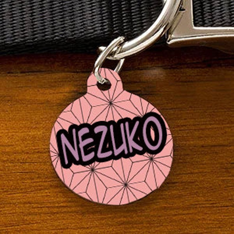 Personalized Double Sided, Anime, Japanese Kimono Inspired Pet Tags ...