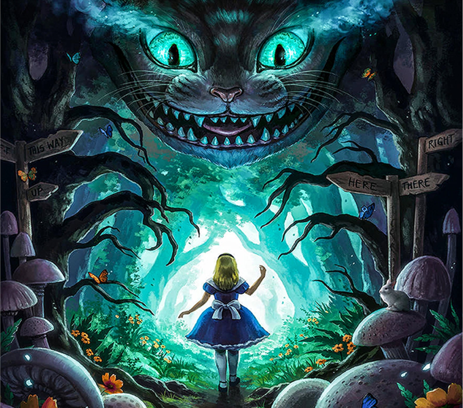 Alice Rabbit Hole Movie Skinny Tumbler Ready to Press - Etsy