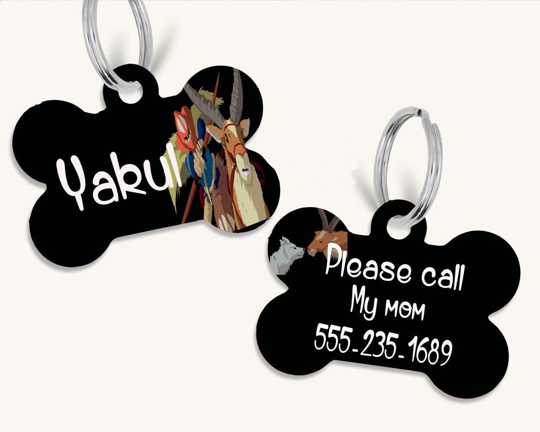 Personalized Double Sided, Anime Princess Pet Tag, Yakul Inspired Dog ...