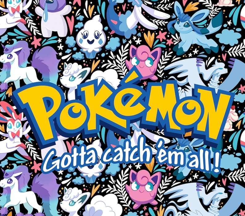Pokemon Animated Transfer Sublimation Sheets Ready to Press - Etsy