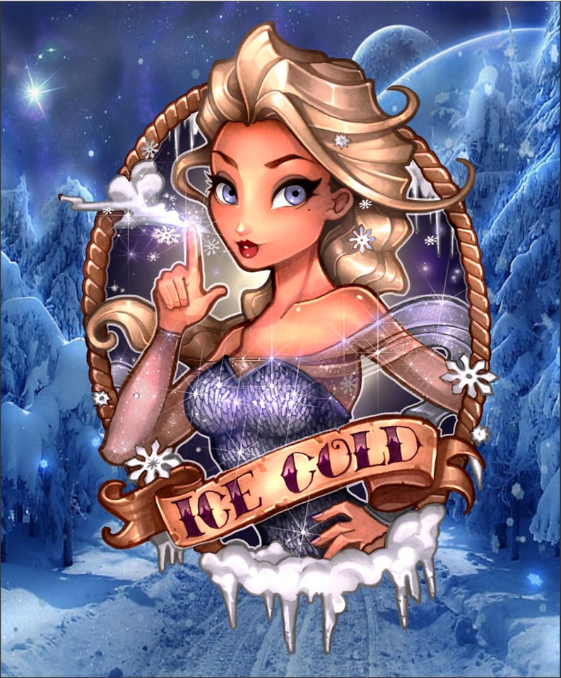 Disney Princesses Sublimation Ready to Press Sublimation - Etsy