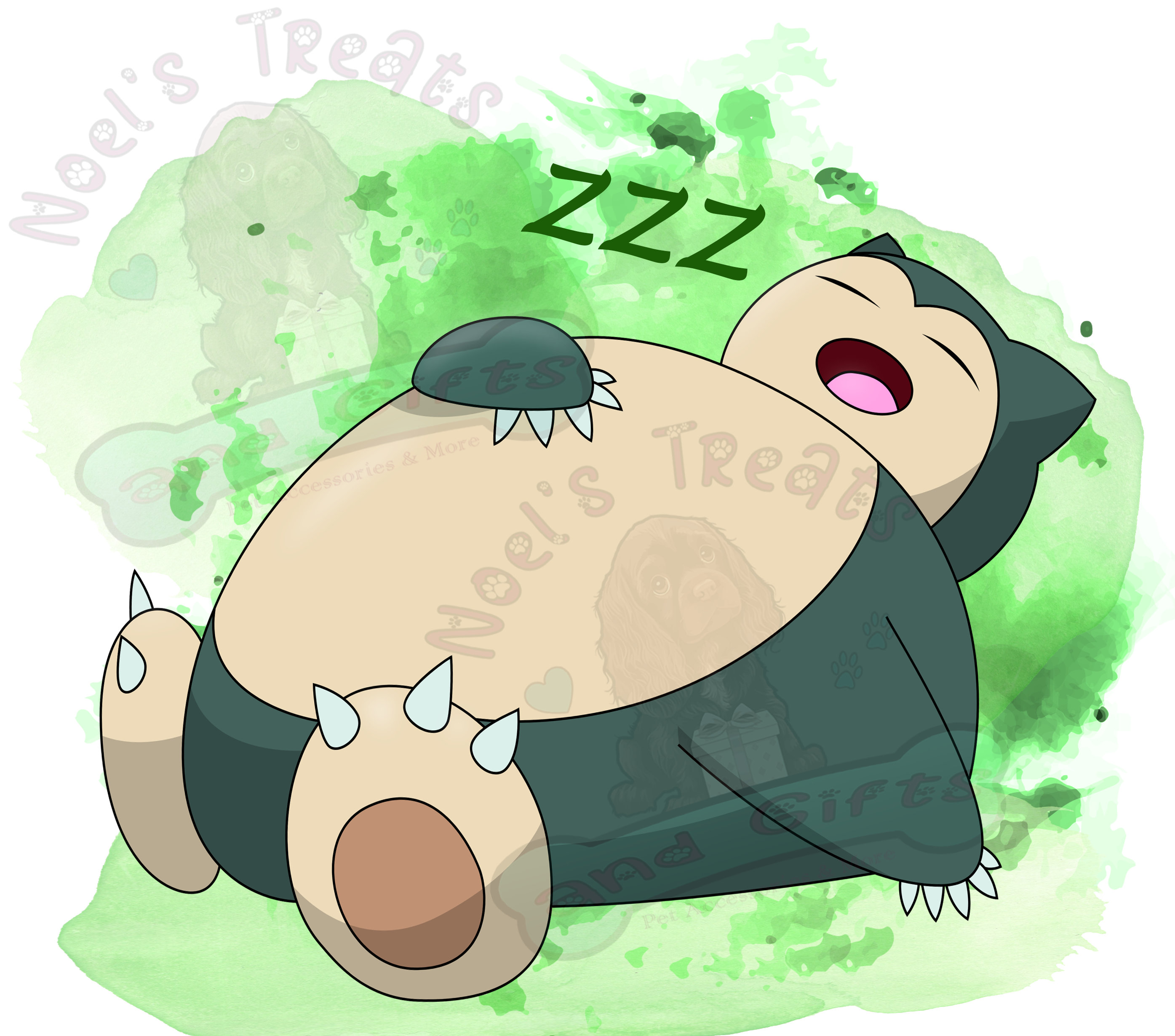 Snorlax Anime Character Ready to Press Pokemon Transfer Paper - Etsy