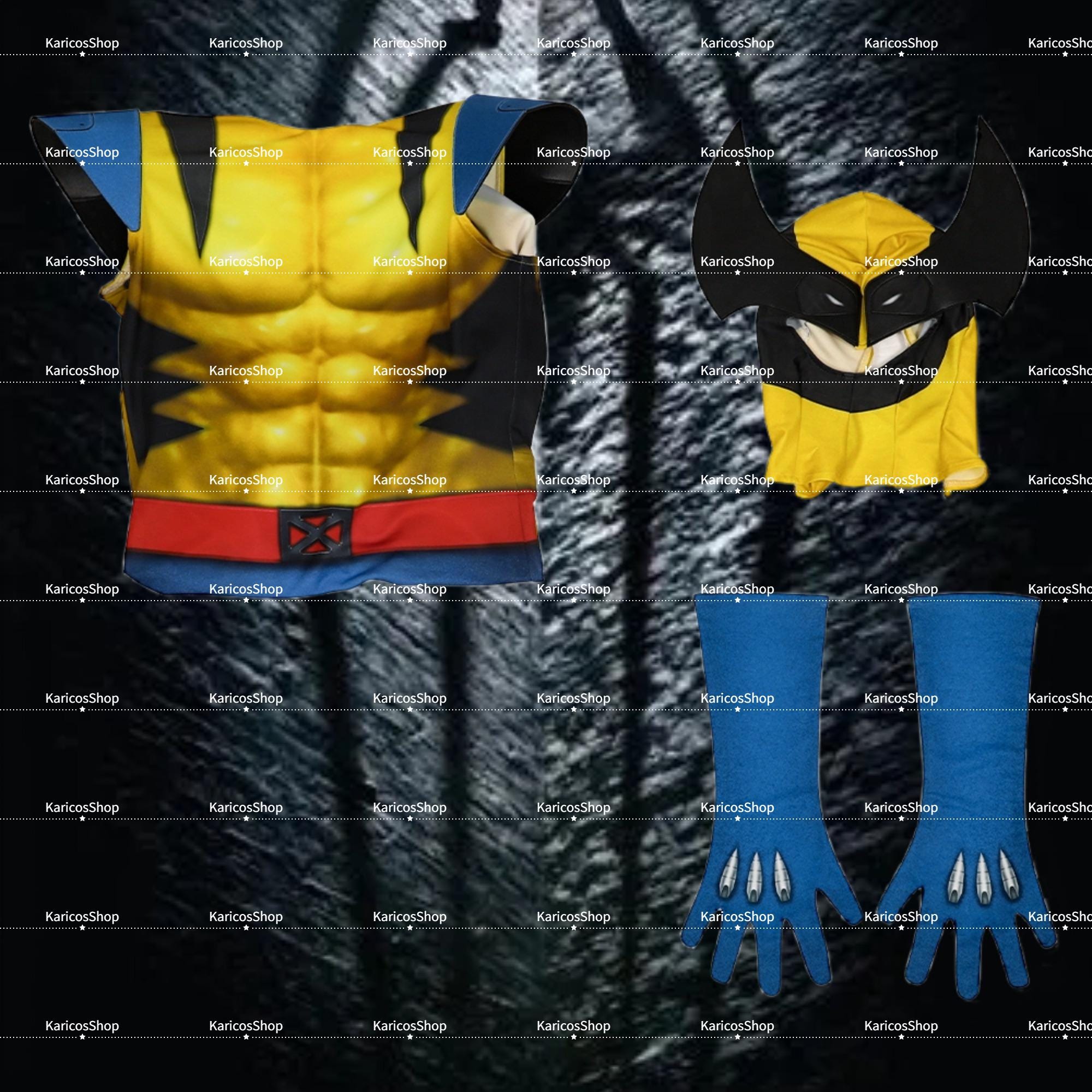 Wolverine Jumpsuit Cosplay for Adults Halloween Wolverine Bodysuit - Etsy