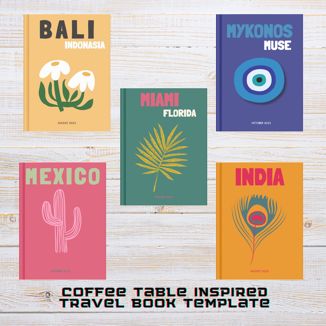 30 Travel Print Photo Book Template | Travel Journal Printable ...