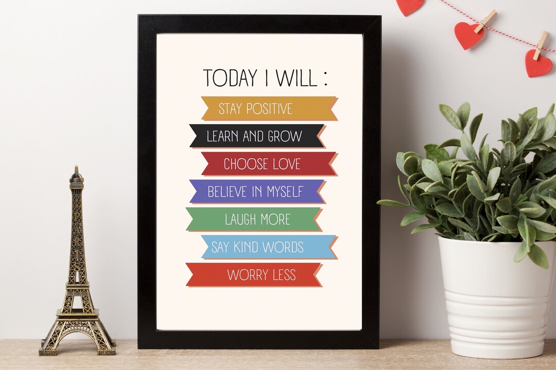 Self Help Poster, Motivational Art Printable, School Counselled , Wall ...