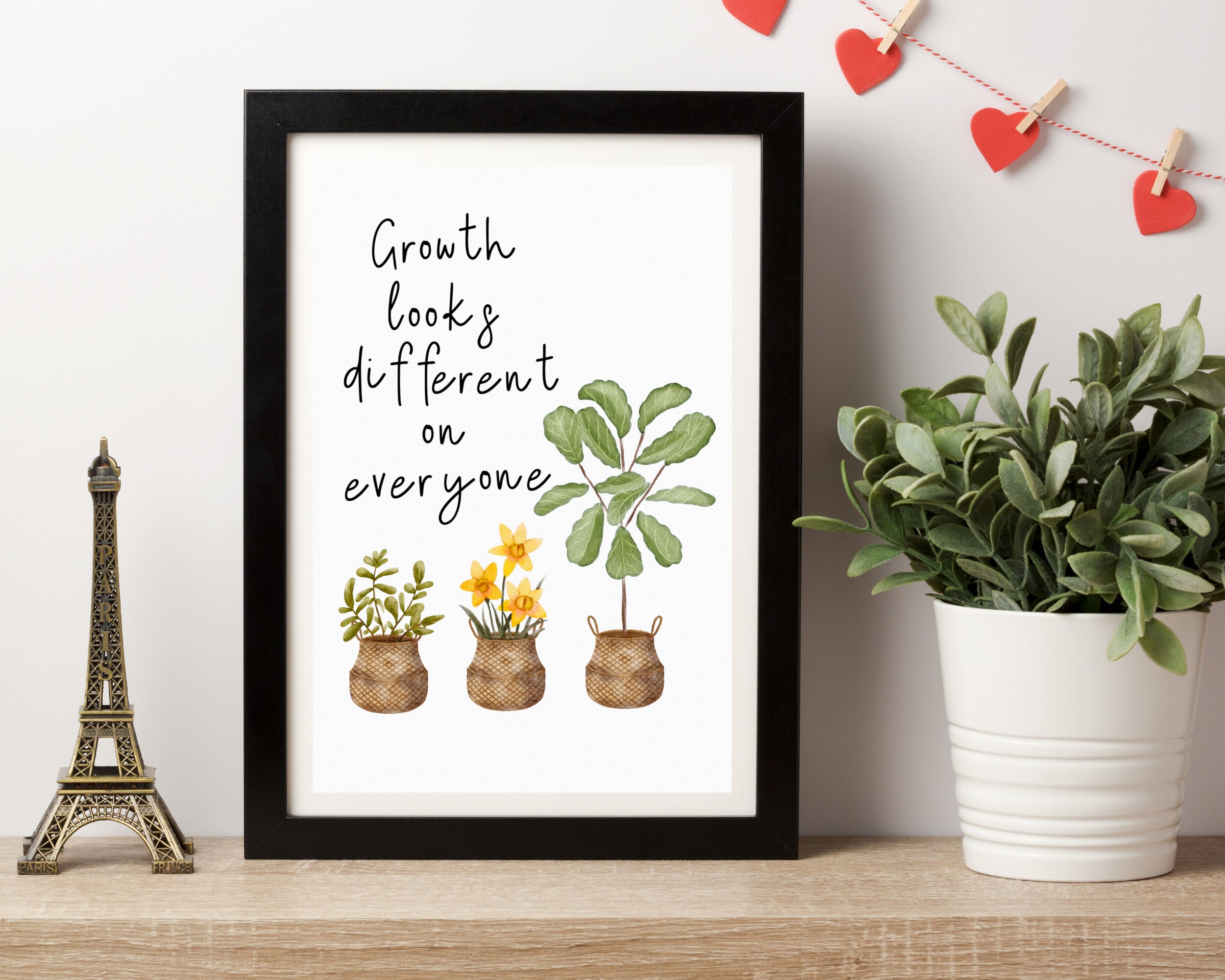 Growth Poster, Motivational Art Printable, School Counselor Poster ...
