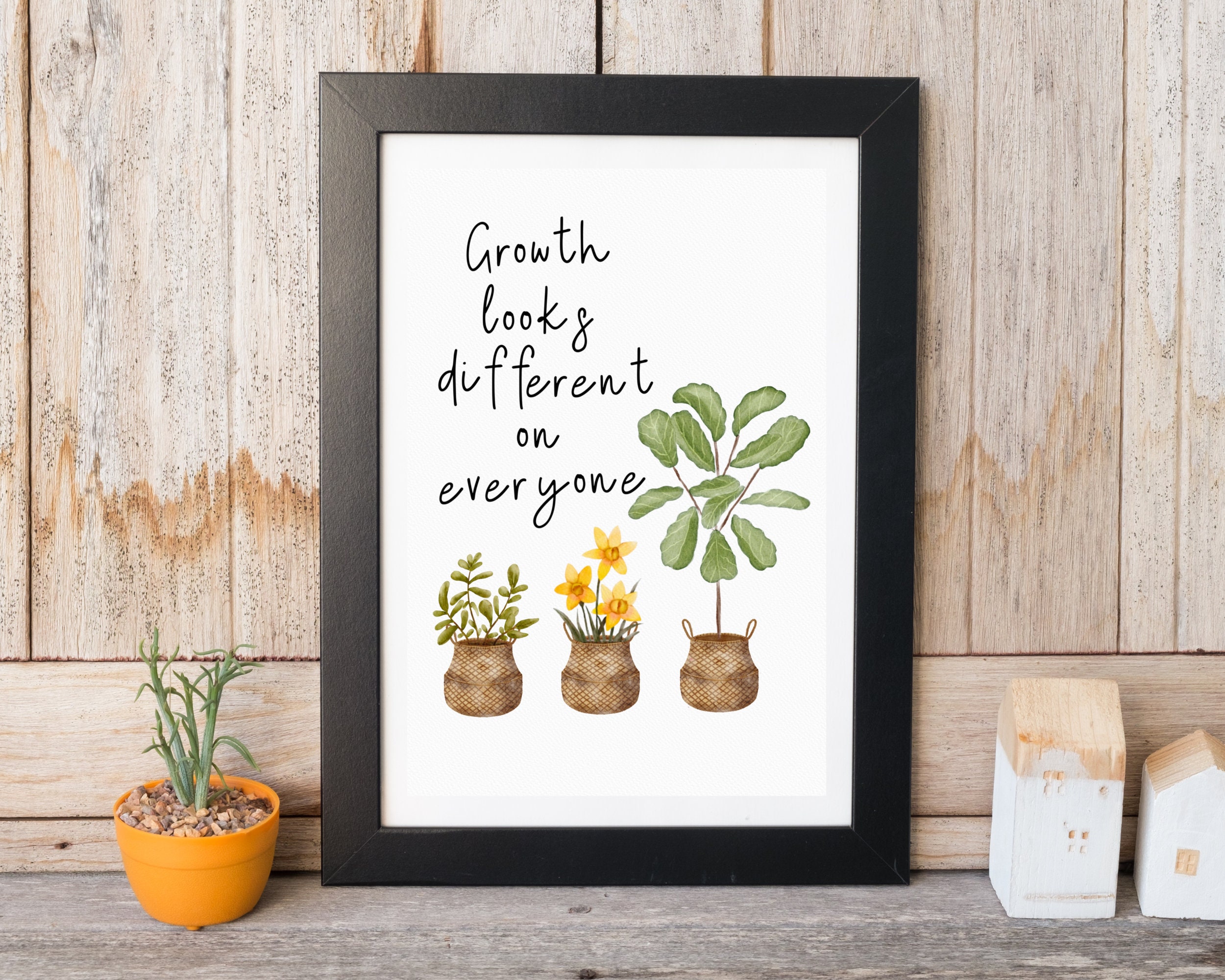 Growth Poster, Motivational Art Printable, School Counselor Poster ...