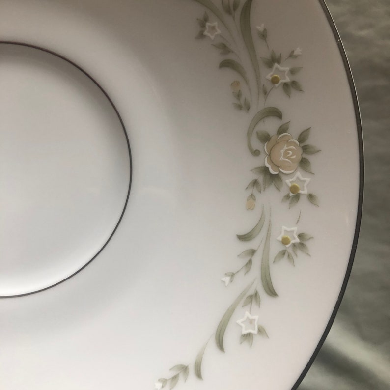 Sango China Japan Debutante 3688, Vintage Footed Teacup and Saucer, Set ...