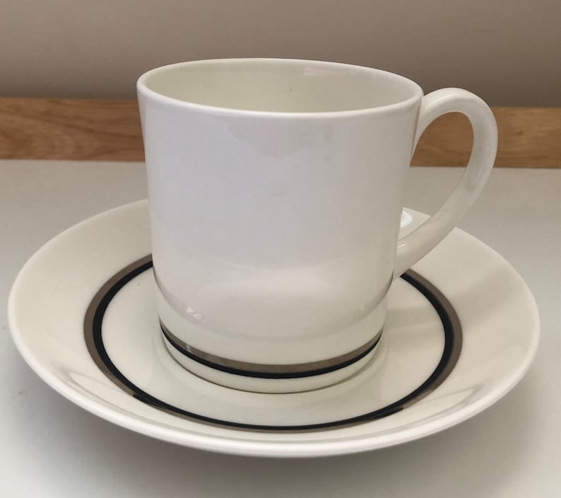 Wedgwood Charisma Susie Cooper Design White Bone China Coffee Tea Cups ...