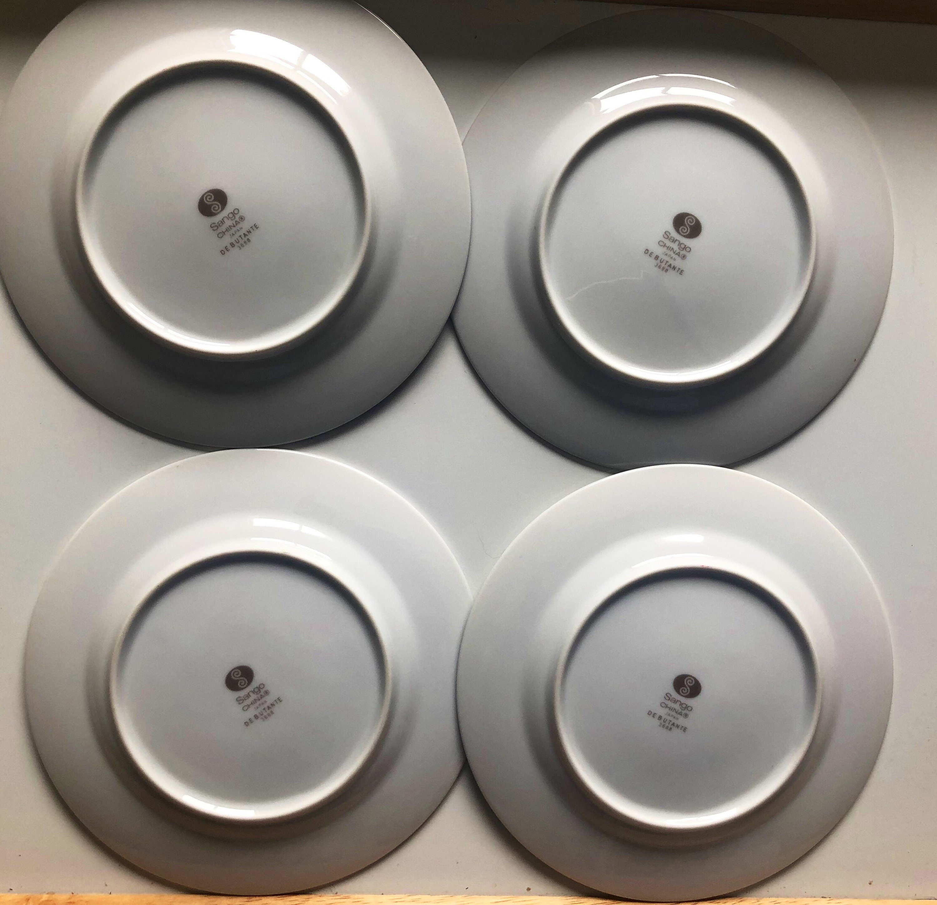 Sango China Japan Debutante 3688, Vintage Butter and Bread Plate , Set ...