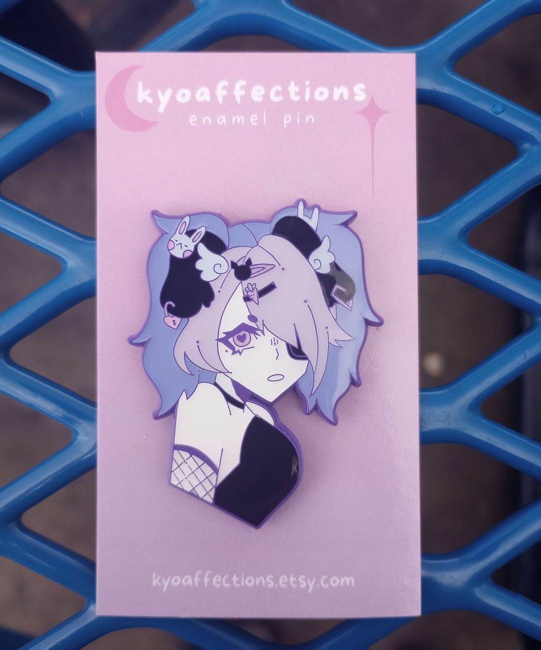 Kuromi Lavender Pin - Etsy