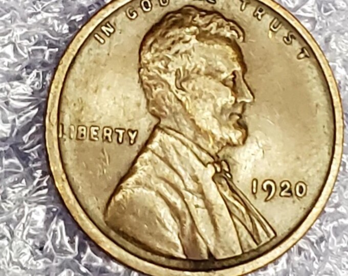 1920 Wheat Penny Abraham Lincoln Philadelphia Mint Uncertfied ...