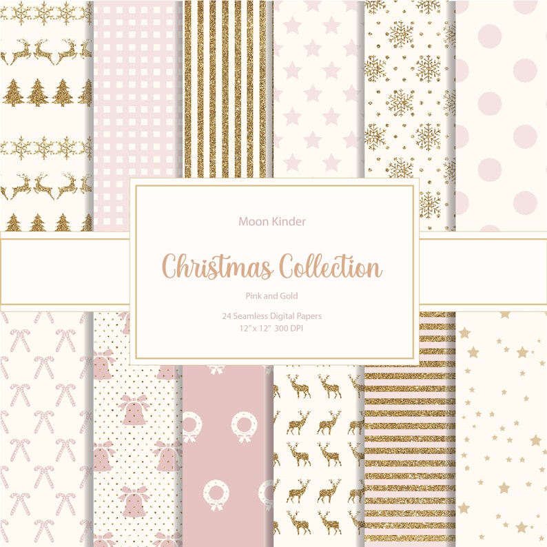 Navidad papel digital árbol de Navidad álbum de recortes papel ...