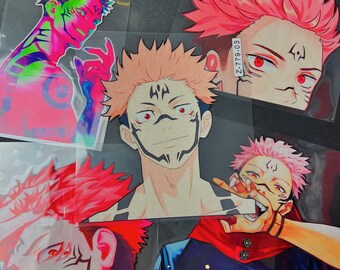 Sukuna Car Decal - Etsy