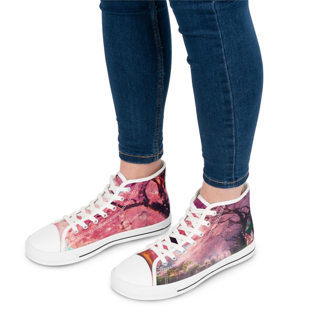 Copy of Japanese Sakura Cherry Blossom Women's Sneakers Running Shoes ...