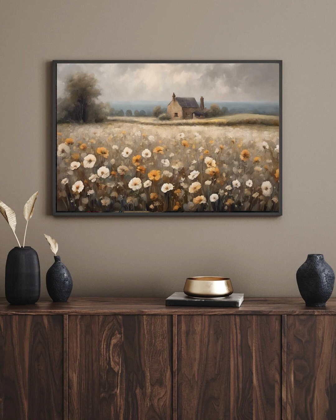 Printable Art Rustic Wildflower Cottage | Digital Print | Farm House ...