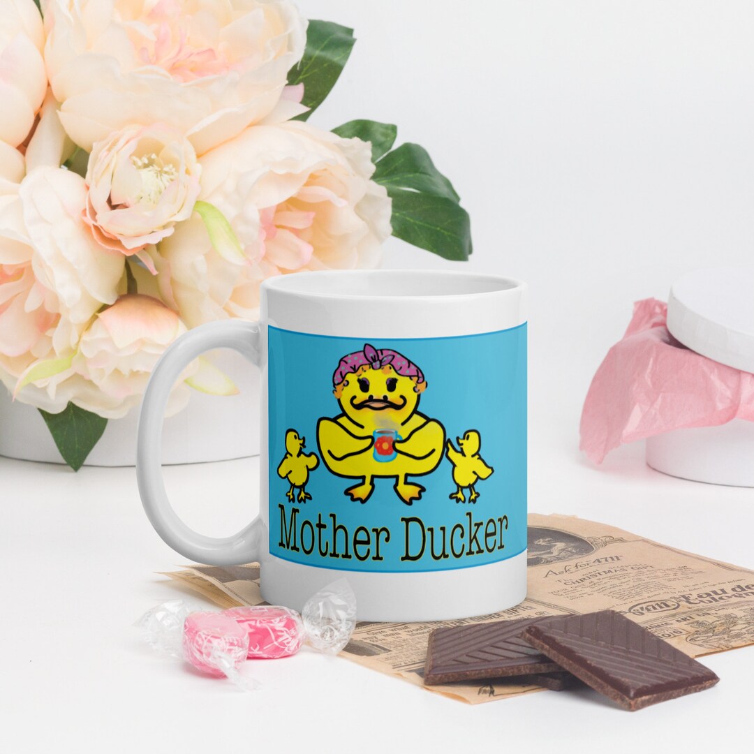 Mother Ducker - Little Duckers Mug - Etsy