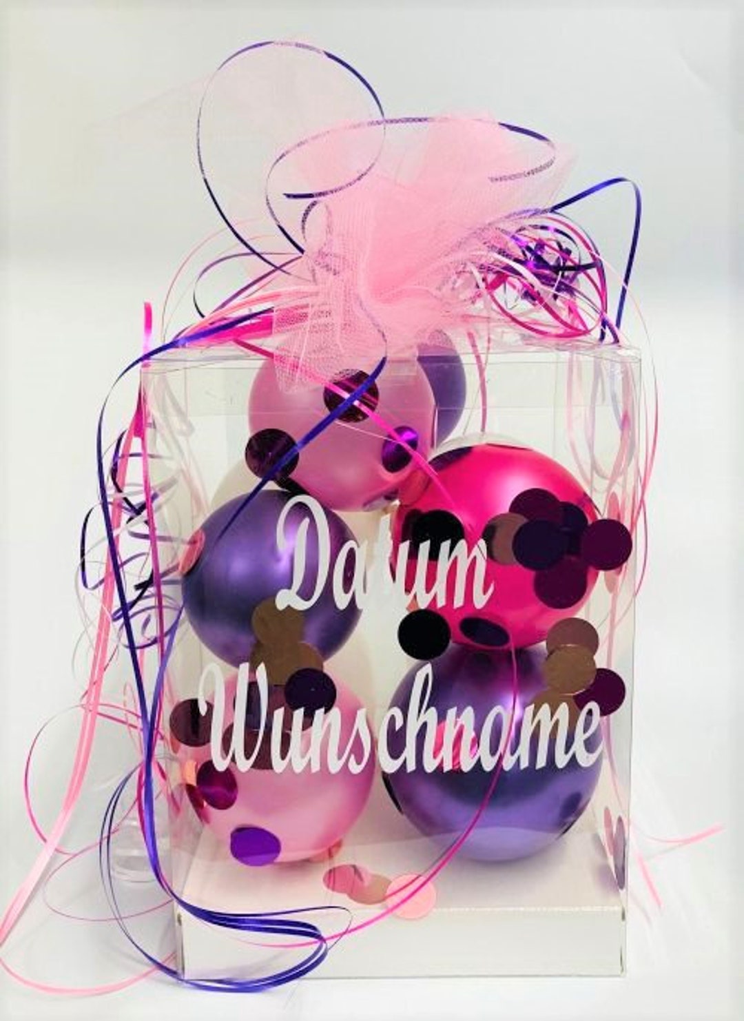 DIY Balloon Box, Gift Box, Balloon Box, Balloon Box, Gift Idea, Wedding ...