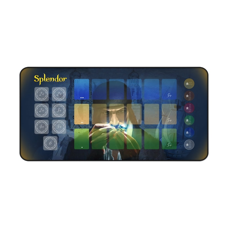 Splendor Playmat for 6 Players Neoprene Game Mat Boardgame - Etsy