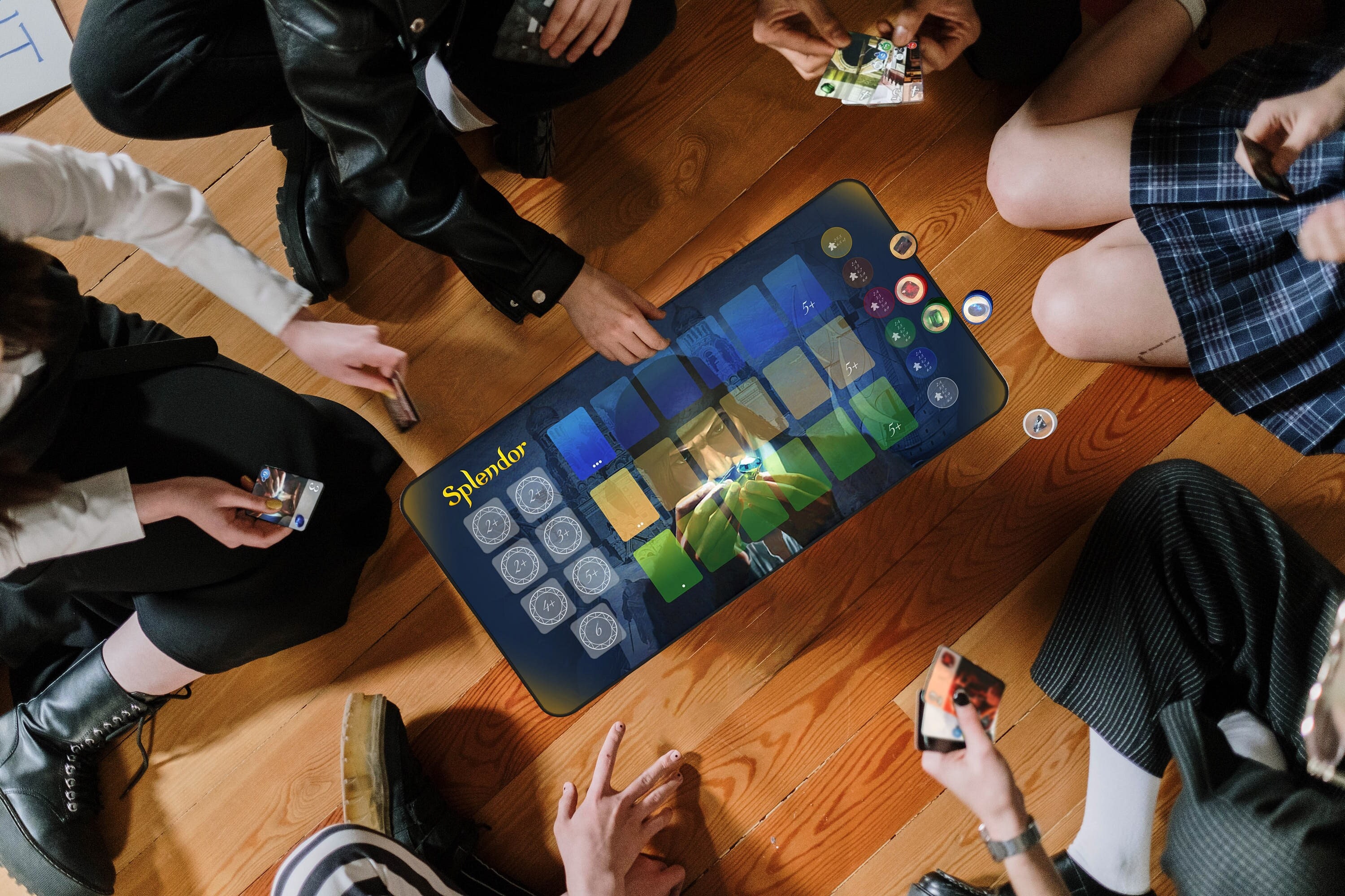 Splendor Playmat for 6 Players Neoprene Game Mat Boardgame Upgrade and ...