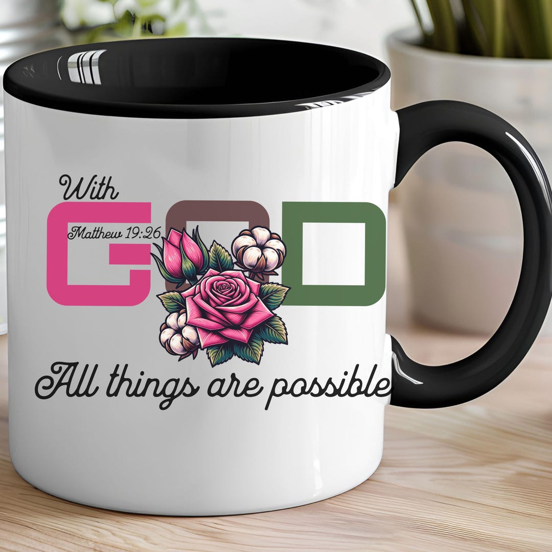 Personalized Faith-inspired Coffee Mug , Customizable Gift for ...