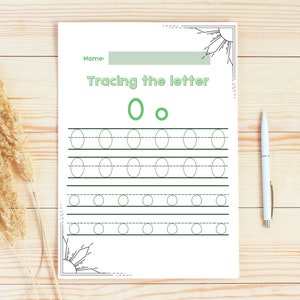 Letter Alphabet Traceables, Teacher Alphabet Sheet, Preschool ...