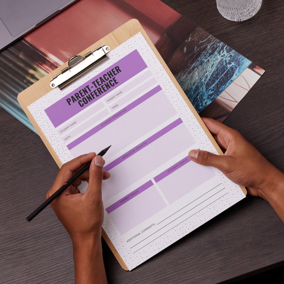 PRINTABLE Cute Parent Conference Notes, Parent-teacher Conference ...