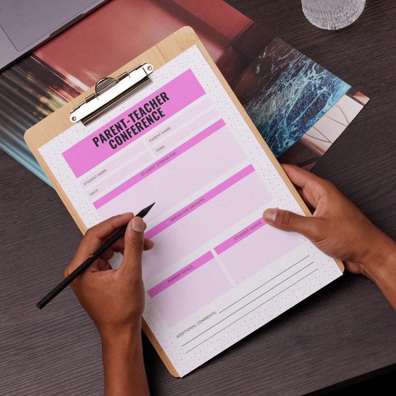 PRINTABLE Cute Parent Conference Notes, Parent-teacher Conference ...