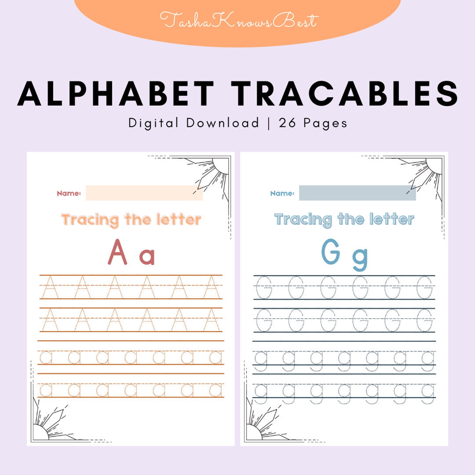 Letter Alphabet Traceables, Teacher Alphabet Sheet, Preschool ...