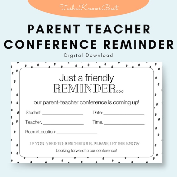 Conference Reminder Note