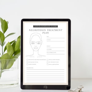 Customizable: Aesthetic Elegant Botox, Neurotoxin, and Filler Consent ...
