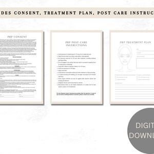 Aesthetic Elegant Platelet-rich Plasma (PRP) Consent Form, Treatment ...