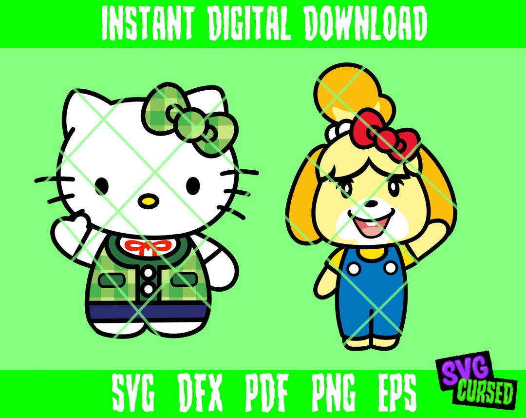 Cute Cat Isabelle Layered SVG/DXF/PNG for Cricut, Cameo, Silhouette ...
