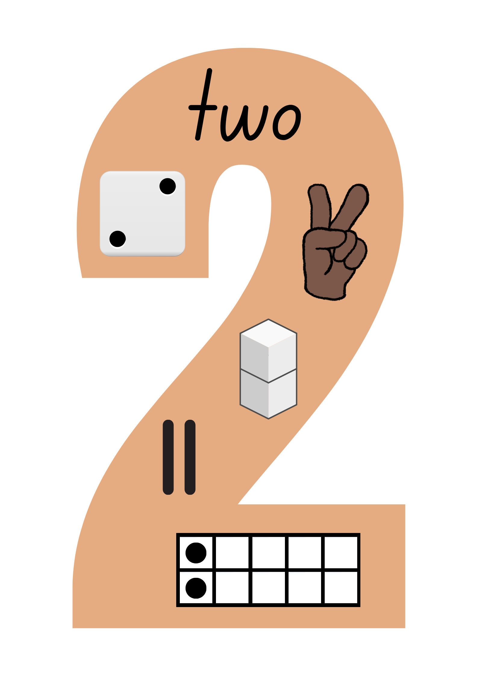 Desert Neutral Boho Number Display | Maths Wall Number Posters ...