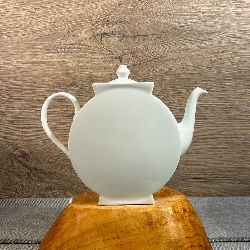 White Teapot - Etsy