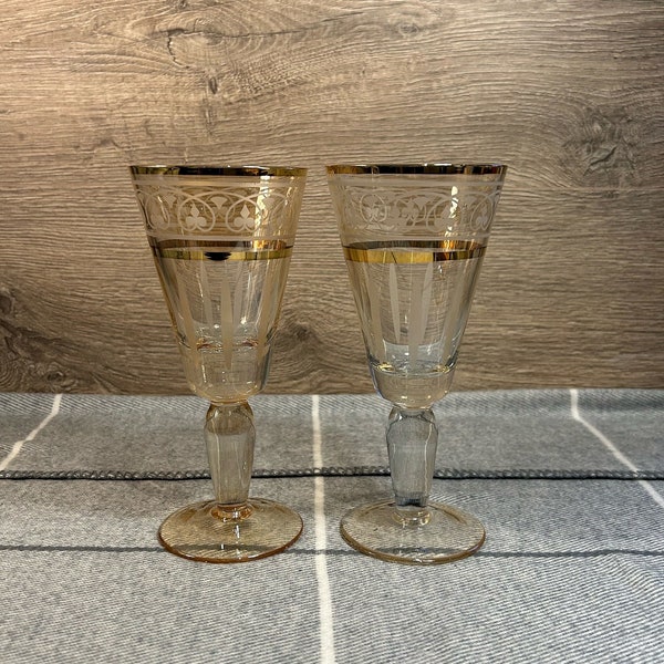 Mid Century Stemware - Etsy