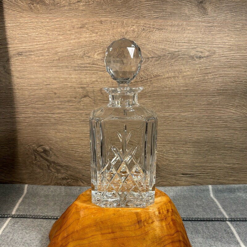 Square Decanter - Etsy