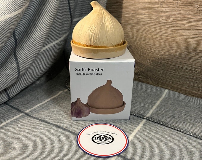 Vintage Ceramic Whole Head Garlic Roaster Dish | Quirky Kitchenalia Pot ...