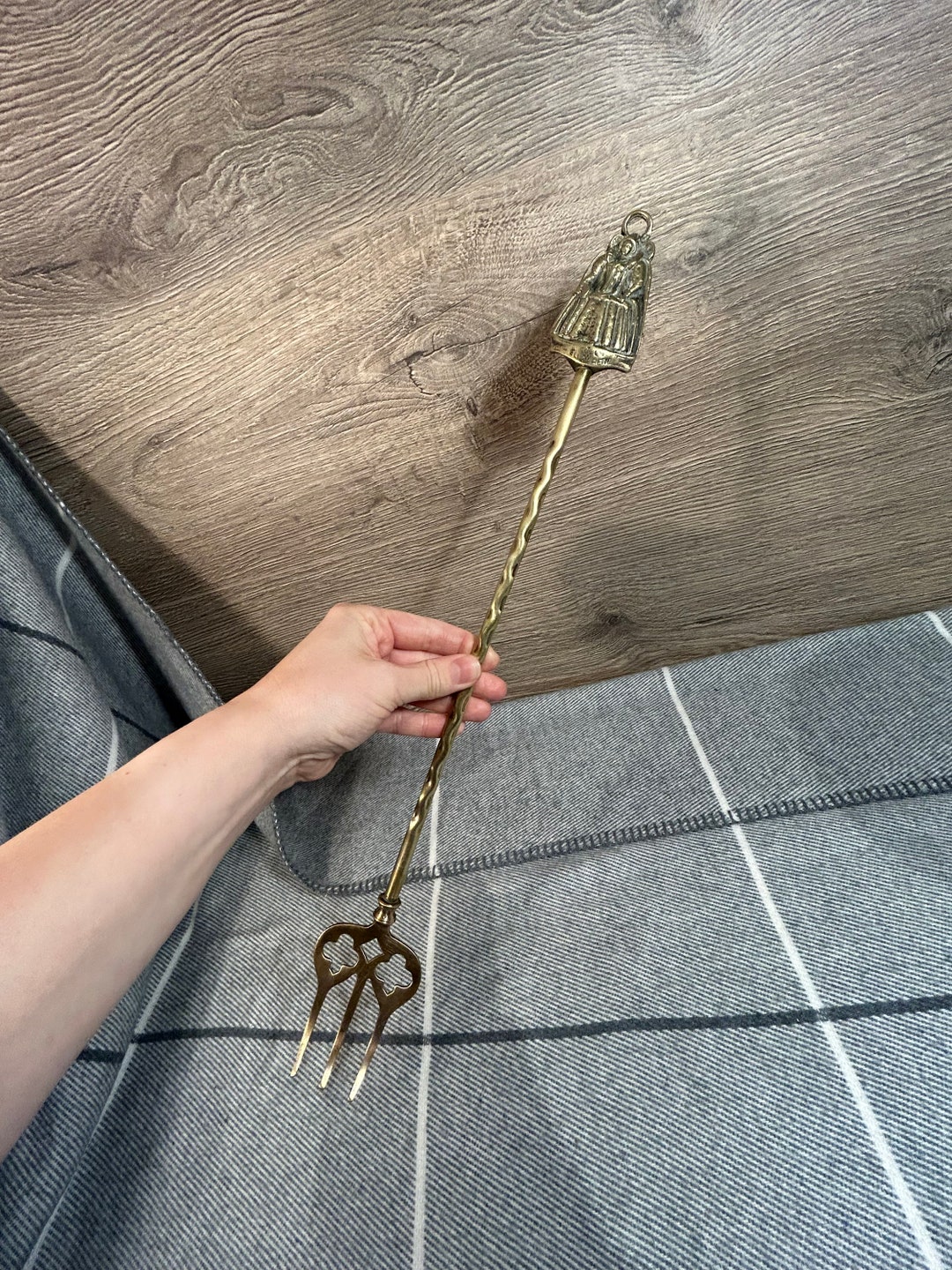 Vintage 1558-1603 Tudor Queen Elizabeth I Brass Toasting Fork ...