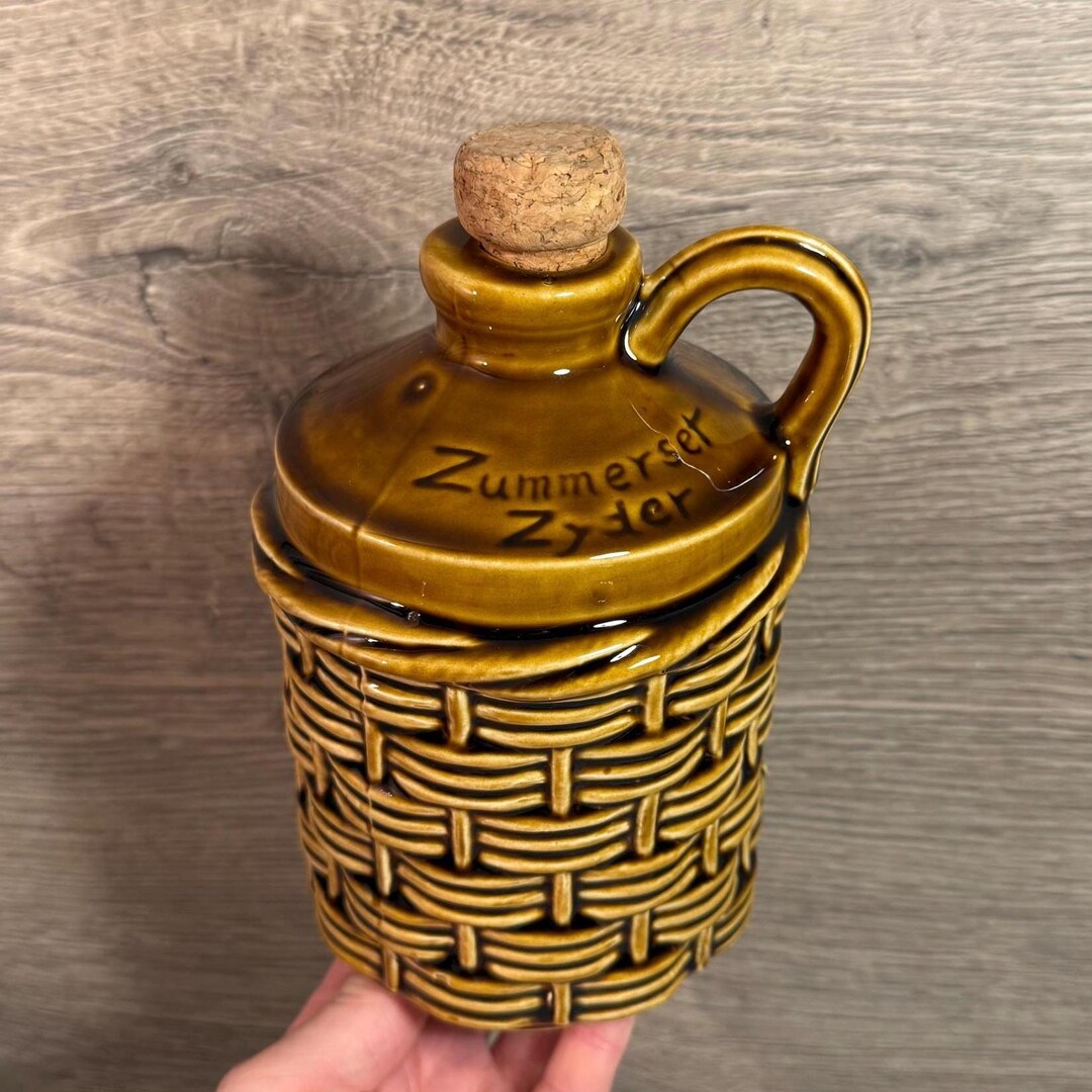 Vintage Zummerset Zider Wilson and Purdy Devon Torquay Pottery Faux ...