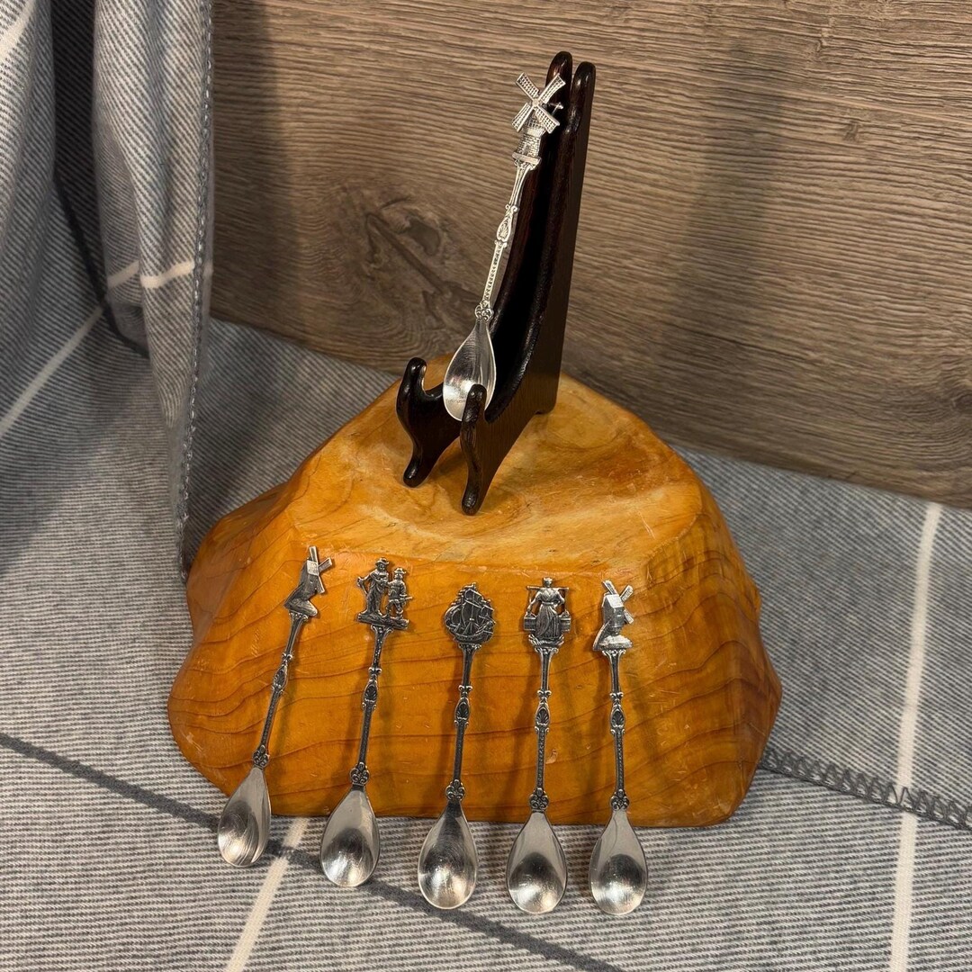 Vintage GEHA 90 EPNS Dutch Silver Plated Sugar Teaspoons- Set of 6 ...