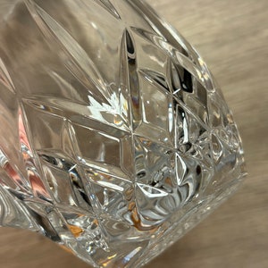 Vintage Heavy 1.4kg Lead Clear Crystal Opera RCR Royal Crystal Rock ...