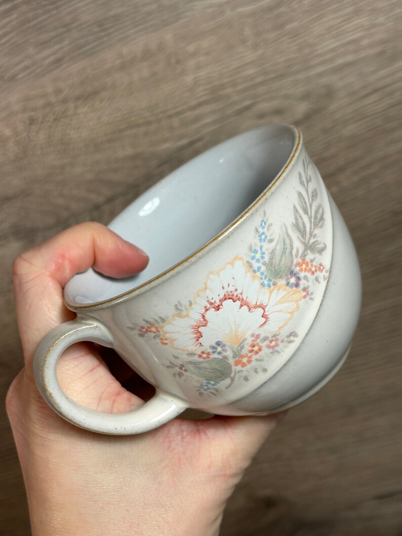 Vintage Denby Stoneware Coloroll Tivoli Made in England Tea Cups ...