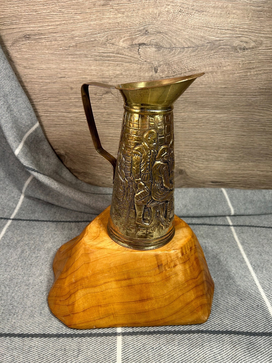 Vintage Elpec Made in England Early Century Lightweight Brass Beer Ale ...