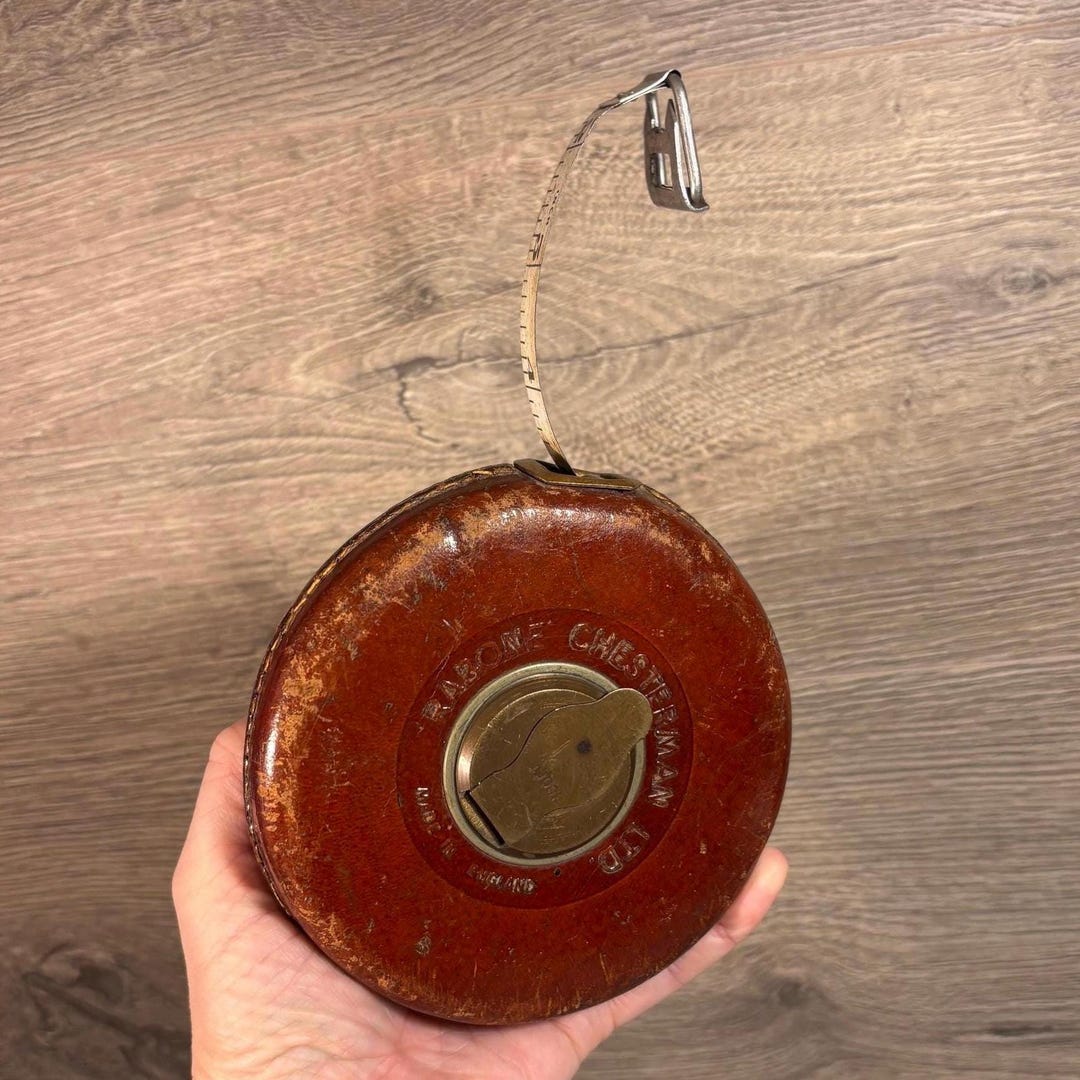 Vintage John Rabone & Sons Birmingham England 100ft Metal Tape Measure ...